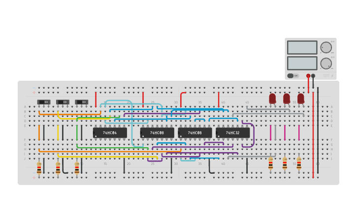 Circuit design Practical Exam - Tinkercad