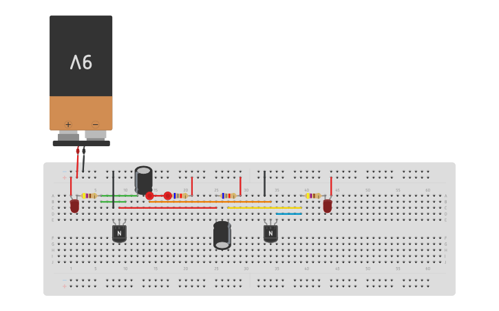 Circuit design Practica 5, Itzel - Tinkercad