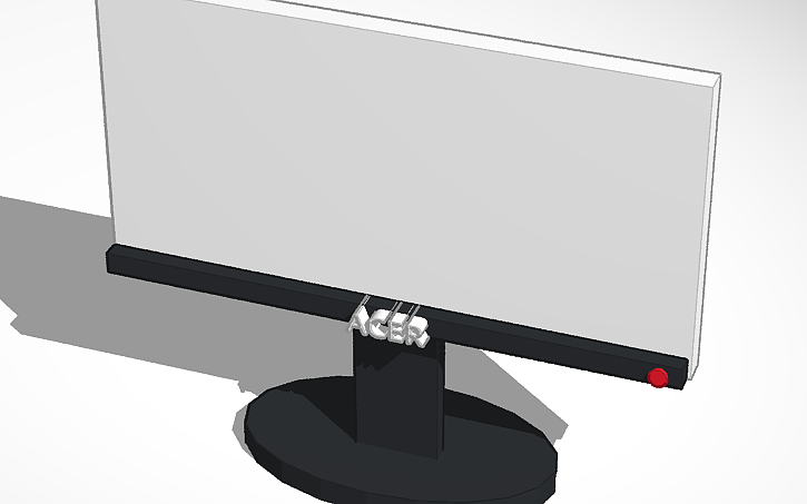 3D design Monitor 3d Design | Tinkercad