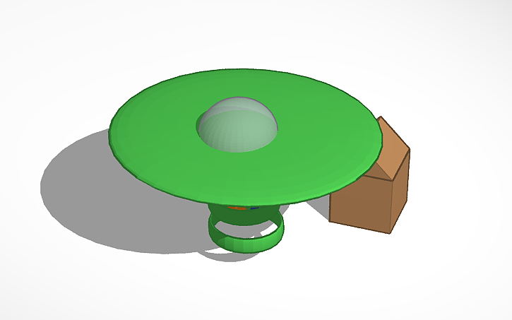 3D design UFO!! | Tinkercad