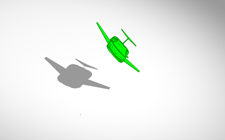 3D design awesome flying car | Tinkercad