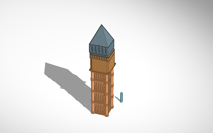 3D design mc31540 famous building model - Tinkercad