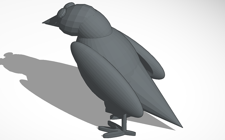 3D design bird - Tinkercad