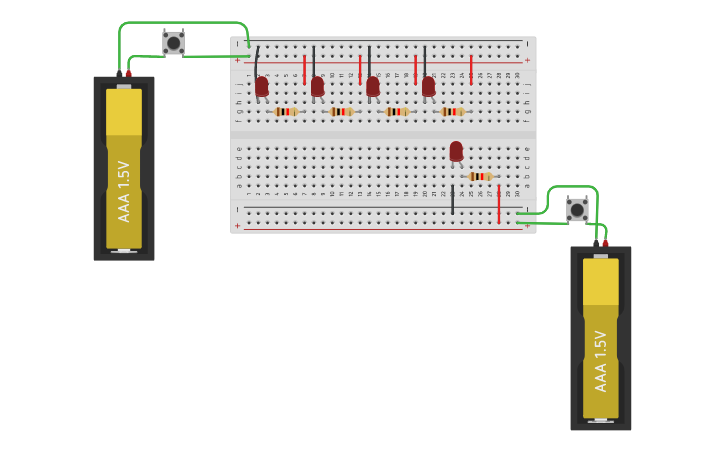 Circuit design Práctica con protoboard circuito serie y paralelo ...