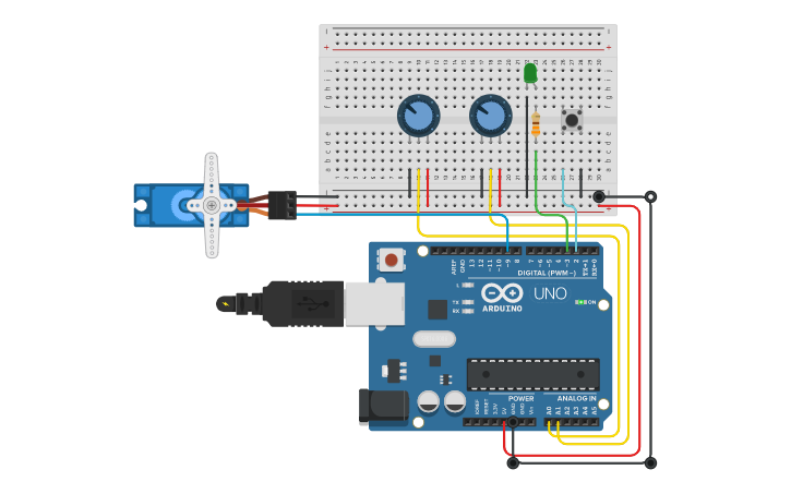 Circuit design MATLAB Communication - Tinkercad