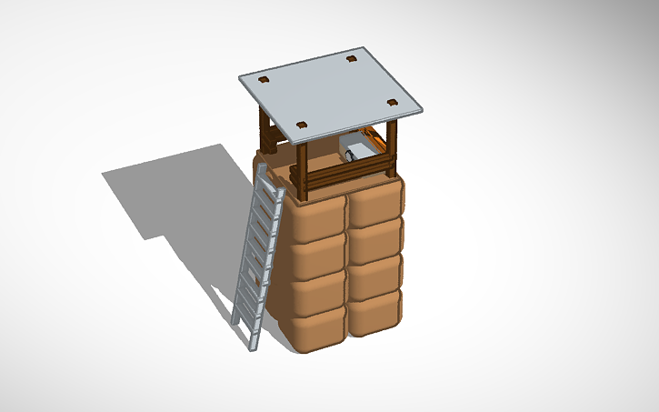 3D design Watch Tower - Tinkercad