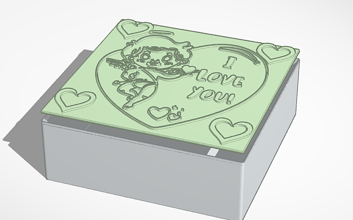3D design Valentines_Gift_Box - Tinkercad