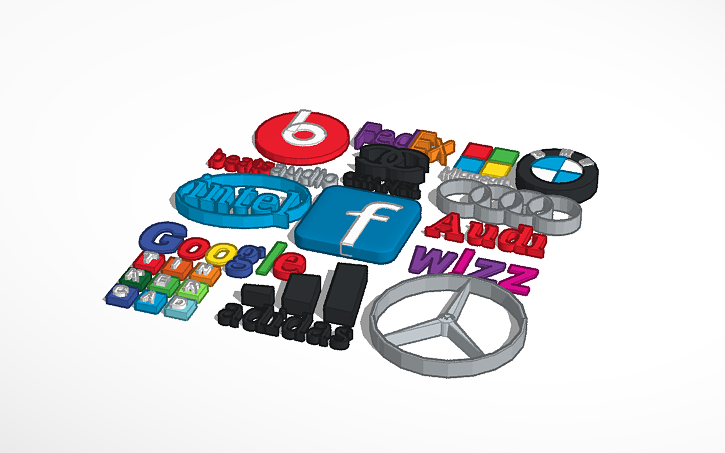 3D design Logos - Tinkercad