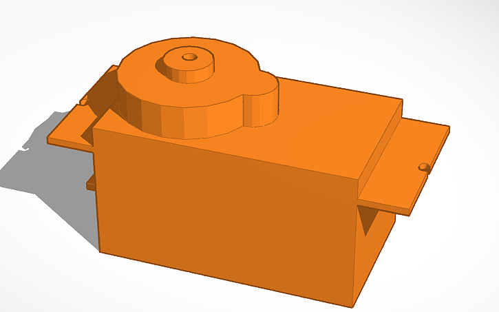 3d Design Servo Motor Tinkercad