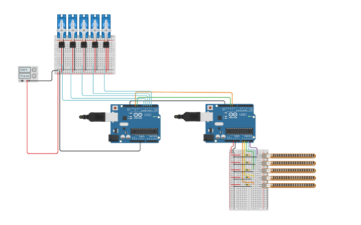 Circuit Design Circuito Con Sensori Tinkercad