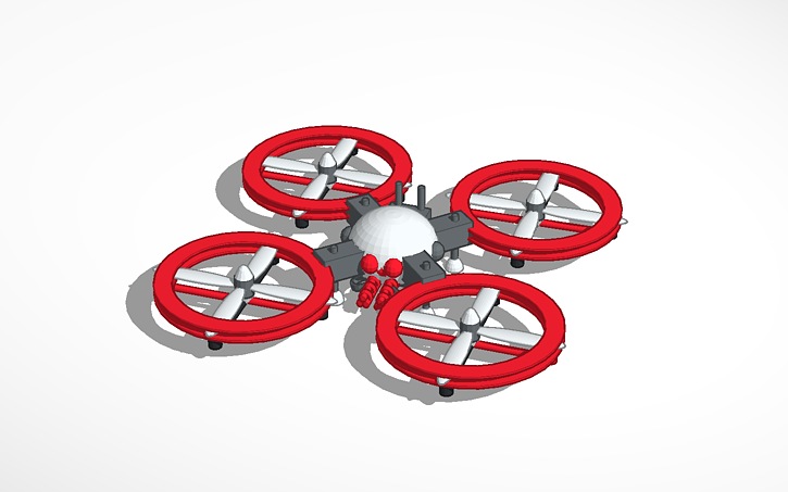 3D design MINI micro drone - Tinkercad
