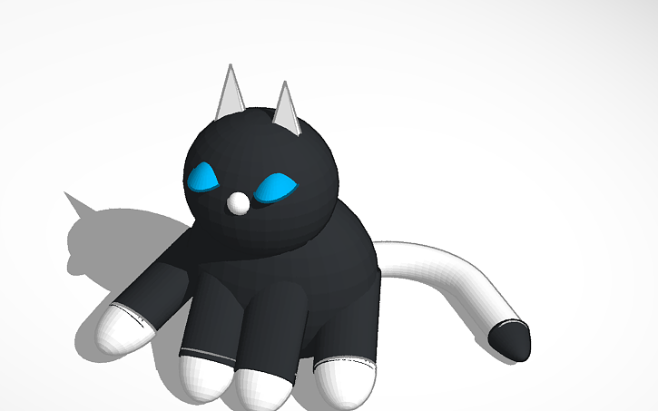 3D design cat - Tinkercad