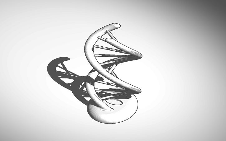 3D design Double Helix - Tinkercad