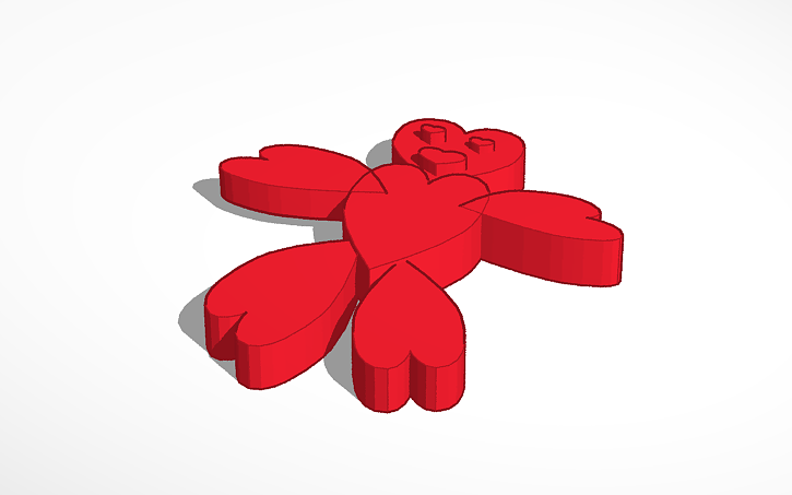 3D design Heart person | Tinkercad