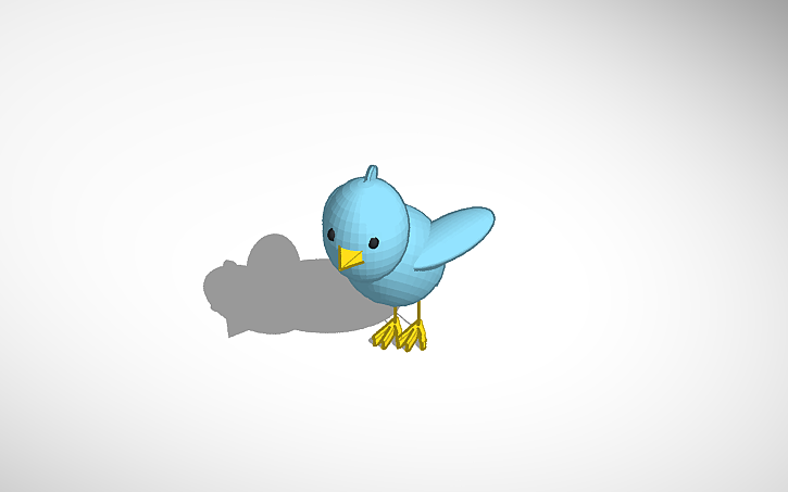 3D design bird - Tinkercad