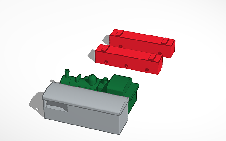 3D design Wooden Railway / Filament Railway Oliver and Toad - Tinkercad 3D design Wooden Railway / Filament Railway Oliver and Toad - Tinkercad