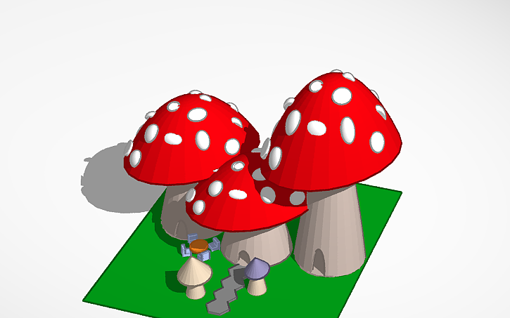 3D design Mushroom Mellow - Tinkercad