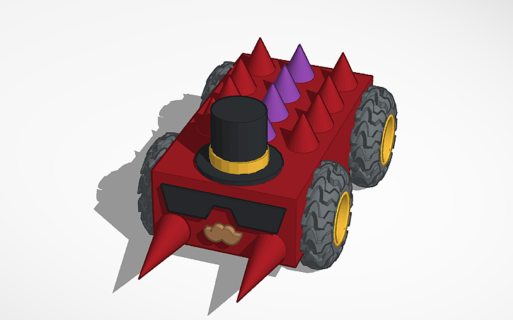 3D design robot sumo - Tinkercad