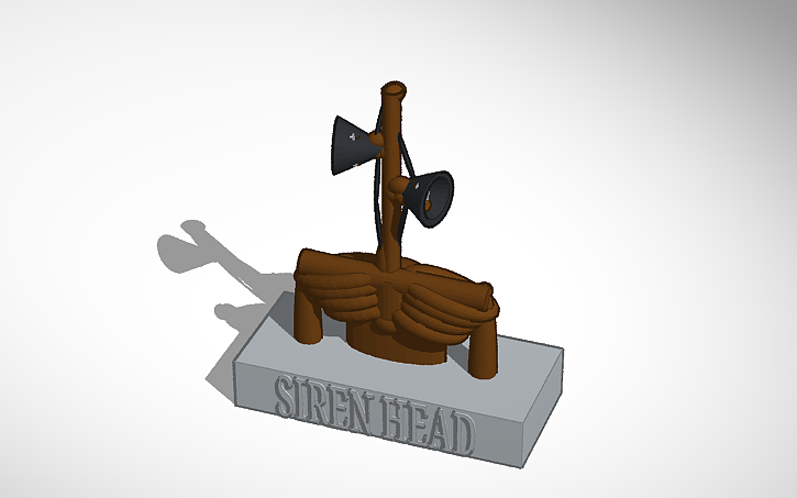 3D design Siren Head - Tinkercad