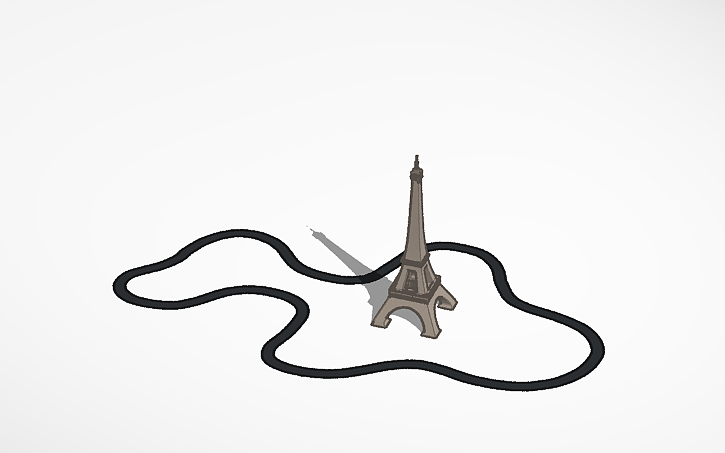 3D design Track Robot - Tinkercad