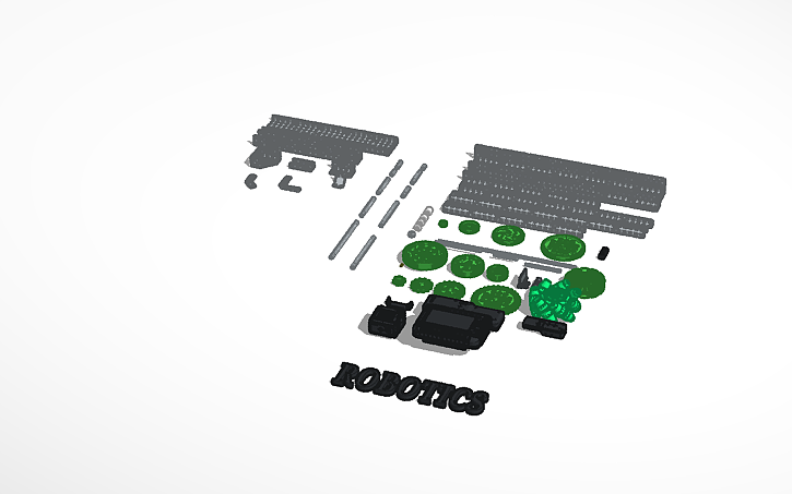 3D design VEX EDR PResented by Eastwood Robotoics | Tinkercad