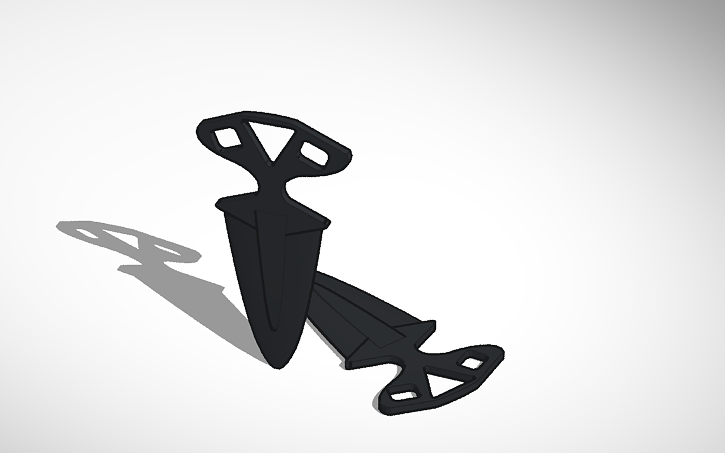 3D design Shadow Daggers - Tinkercad