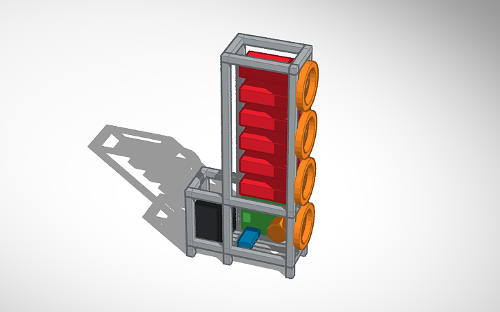 3D design Mining Frame v1 - Tinkercad