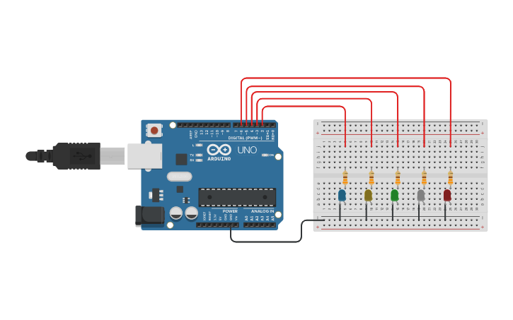 Circuit design Circuito en paralelo 2 | Tinkercad