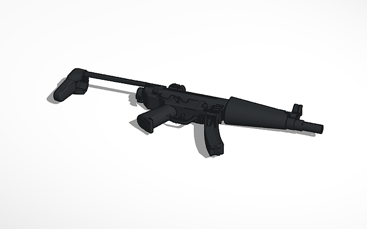 3D design Mp5 - Tinkercad