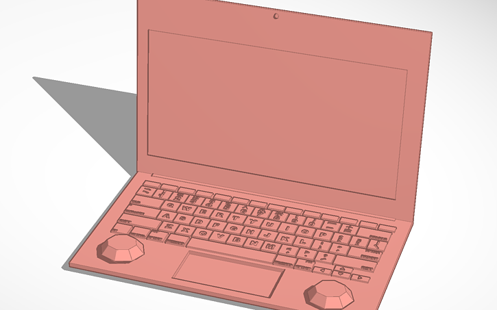 3D design Shannon laptop - Tinkercad