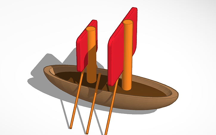 3D design Boat - Tinkercad
