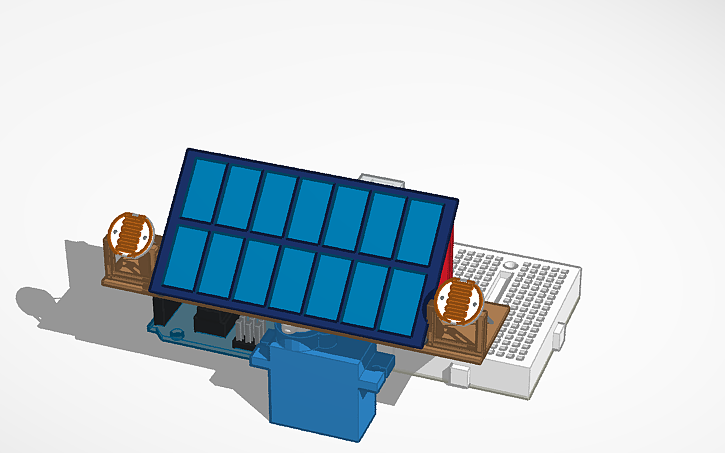 3D design Solar Tracker 3D Model - Tinkercad
