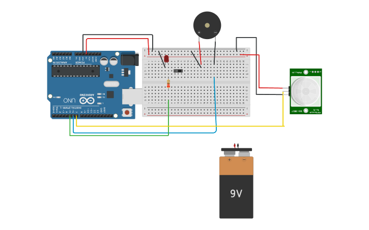 Circuit design Epic Densor - Tinkercad