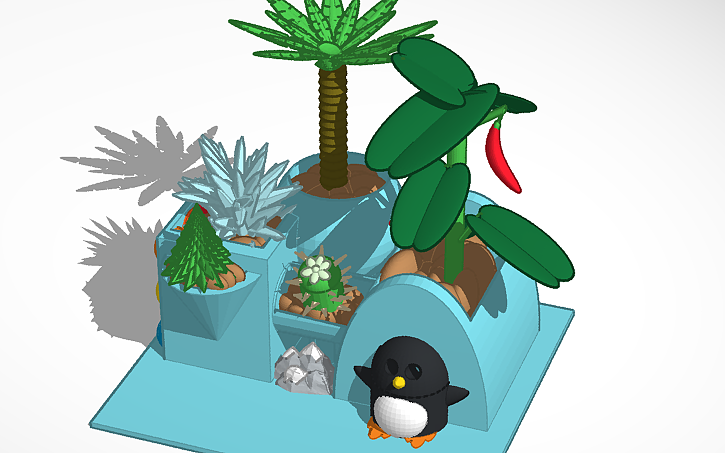 3D design Urban Garden - Tinkercad