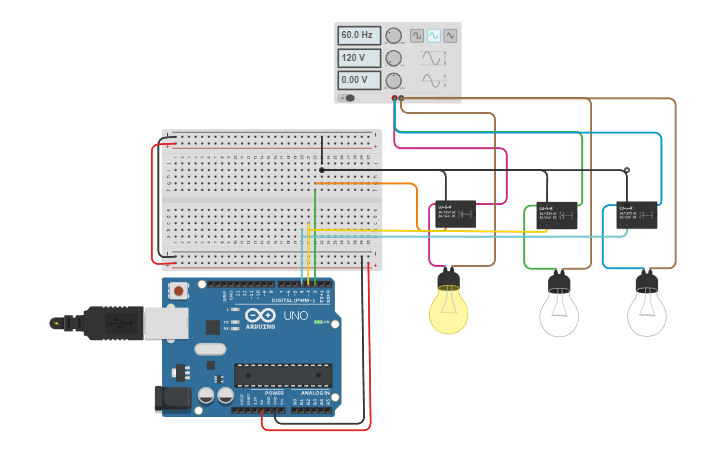 Circuit design Relay - Ard - Tinkercad