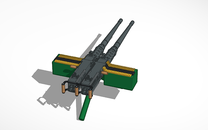 3D design Copy of Browning M2 .50 Cal Machine Gun - Tinkercad