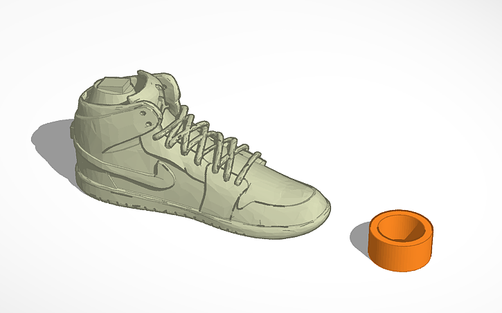 3D design Ayakkabı Anahtarlık Shoe Keychain - Tinkercad