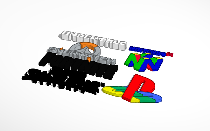 3D design logos | Tinkercad