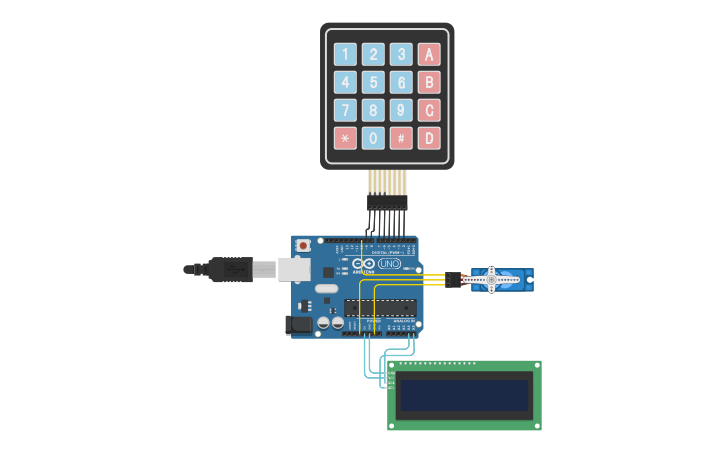 Circuit design access-card - Tinkercad