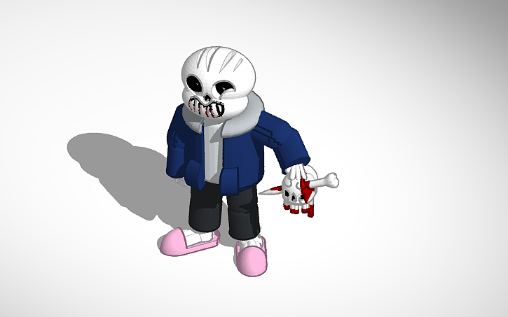 3D design Insanity Sans | Tinkercad