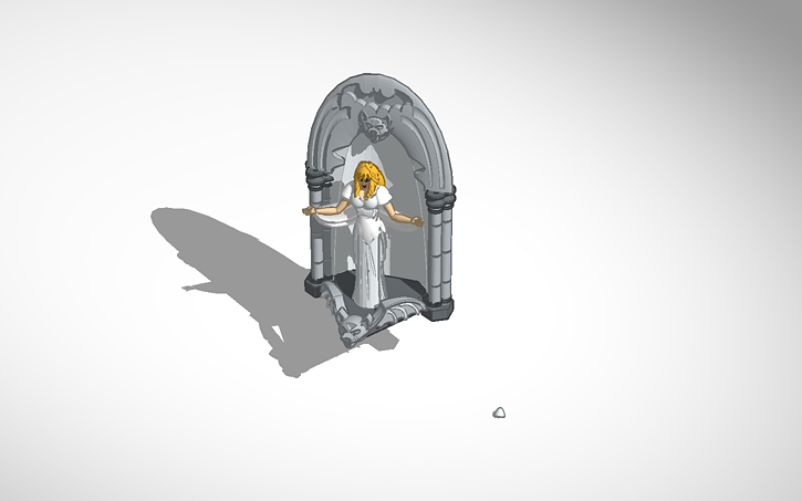 3D design (WH)--A Bride for Dracula - Tinkercad