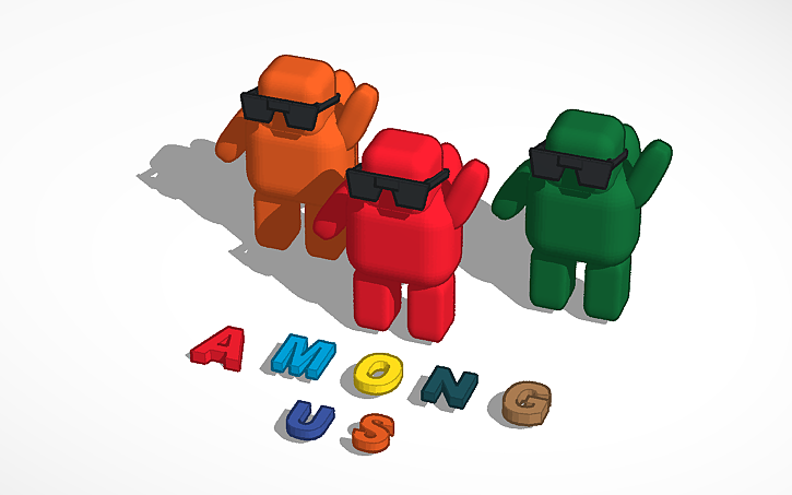 3D design Among us | Tinkercad