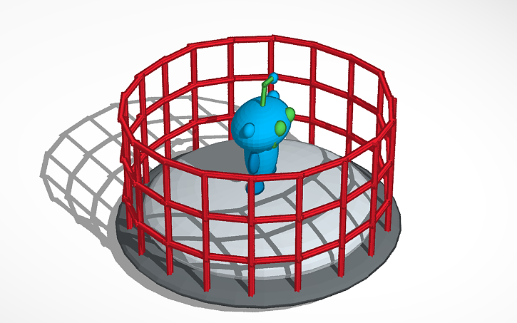 3D design Alien in the zoo | Tinkercad