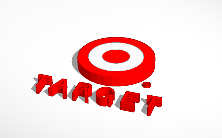 3D design Target - Tinkercad