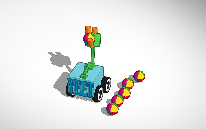 3D design YEET MACHINE | Tinkercad