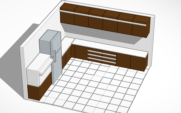 3D design Kitchen - Tinkercad