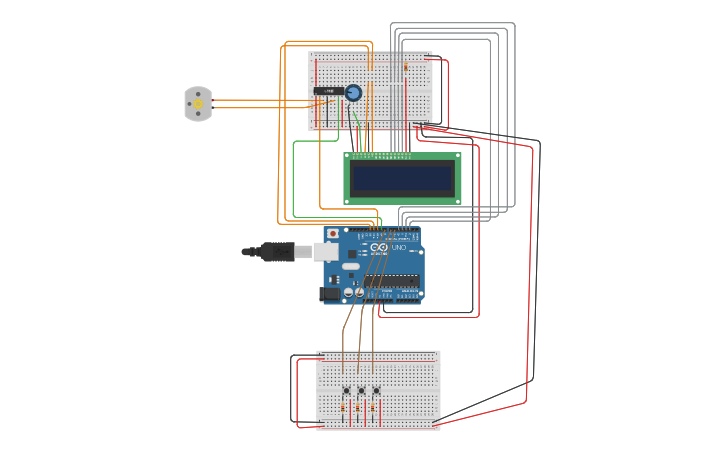 Circuit design Control system for a passenger elevator - Tinkercad