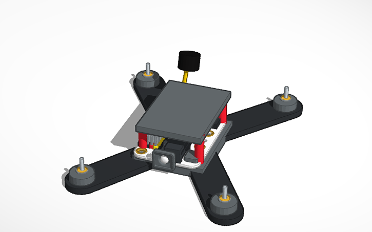 3D design racing drone | Tinkercad