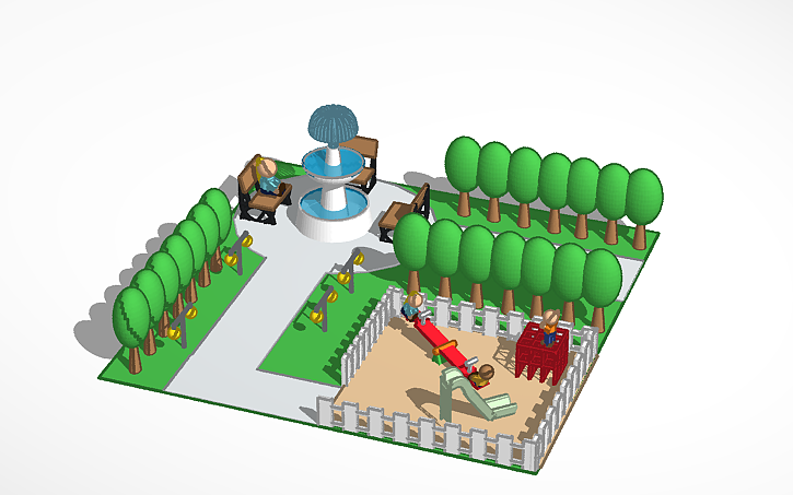 3D design Parque - Tinkercad