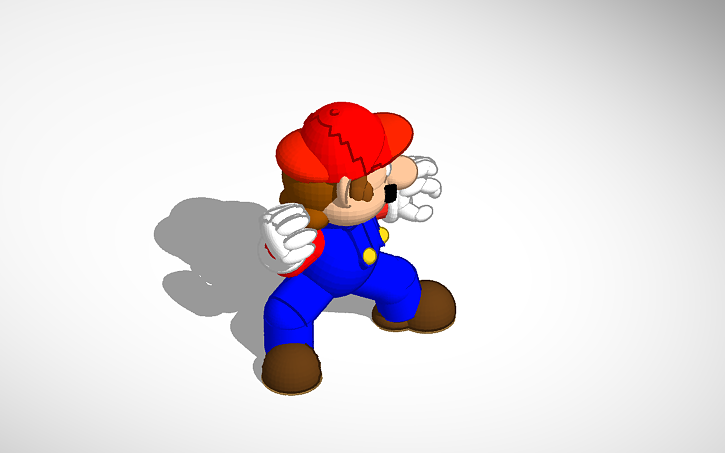 3D design 64 mario - Tinkercad